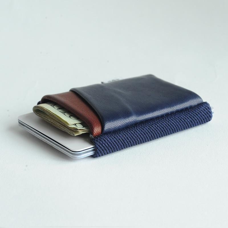 Midnight & Oxblood Deluxe Wallet